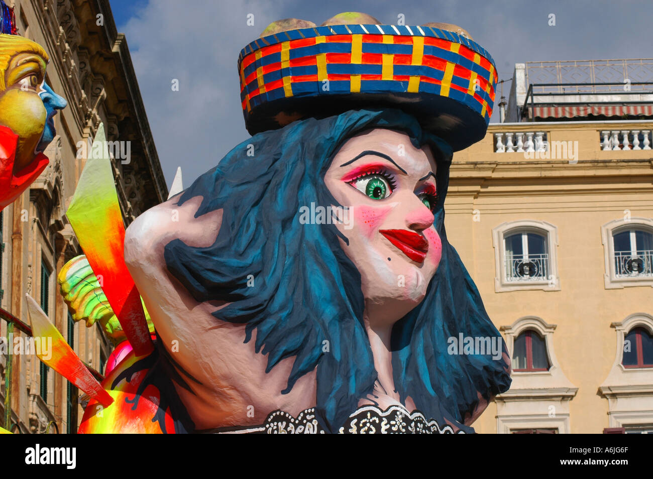 Detail of carnival float Stock Photo - Alamy