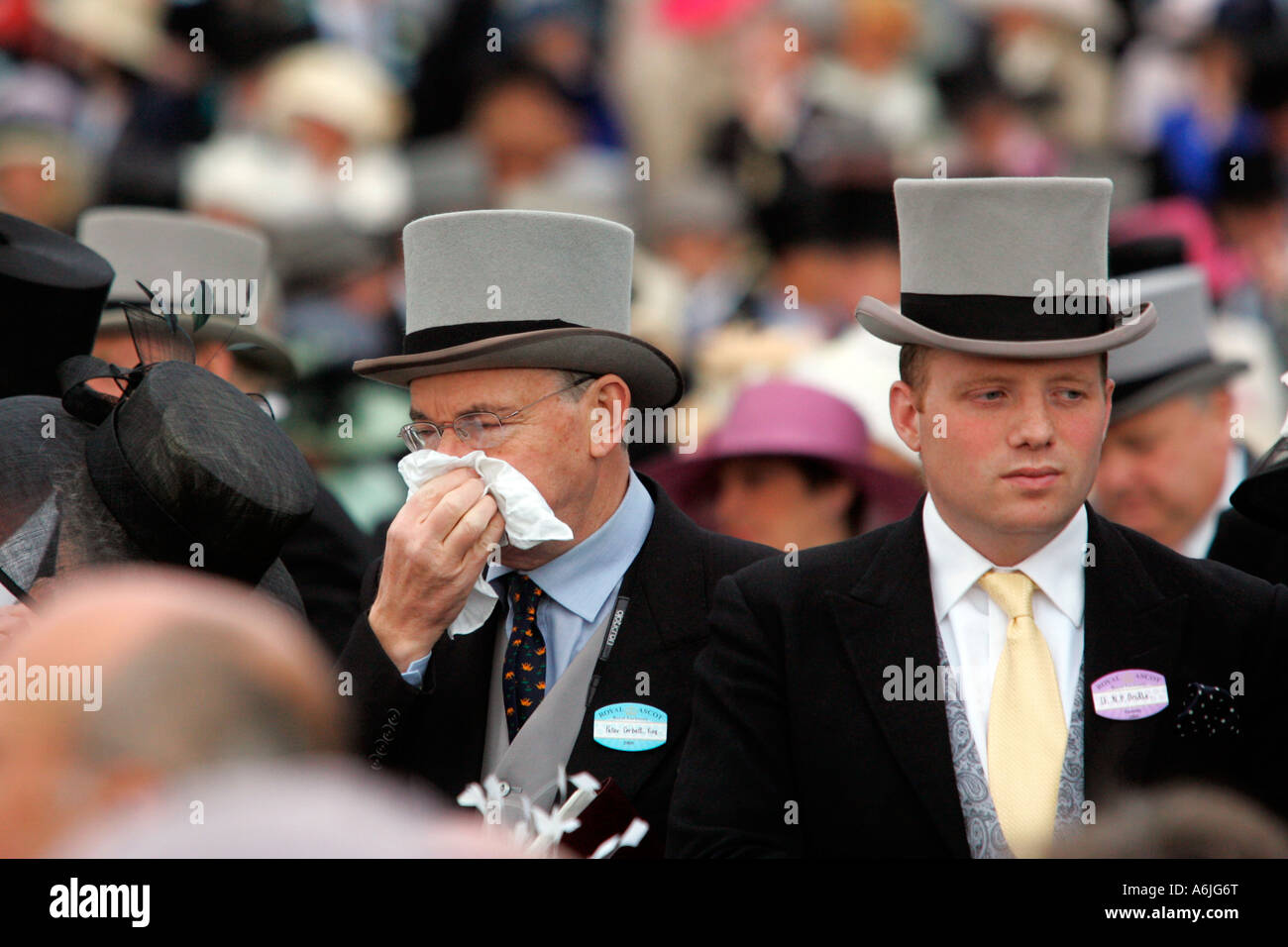 People at Royal Ascot horse race, York, Great Britain Stock Photo - Alamy