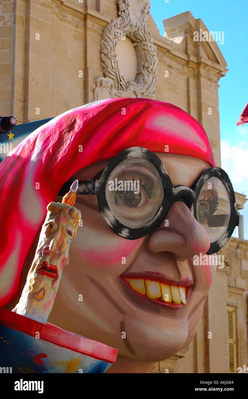 Detail of carnival float in Valletta Malta Stock Photo - Alamy