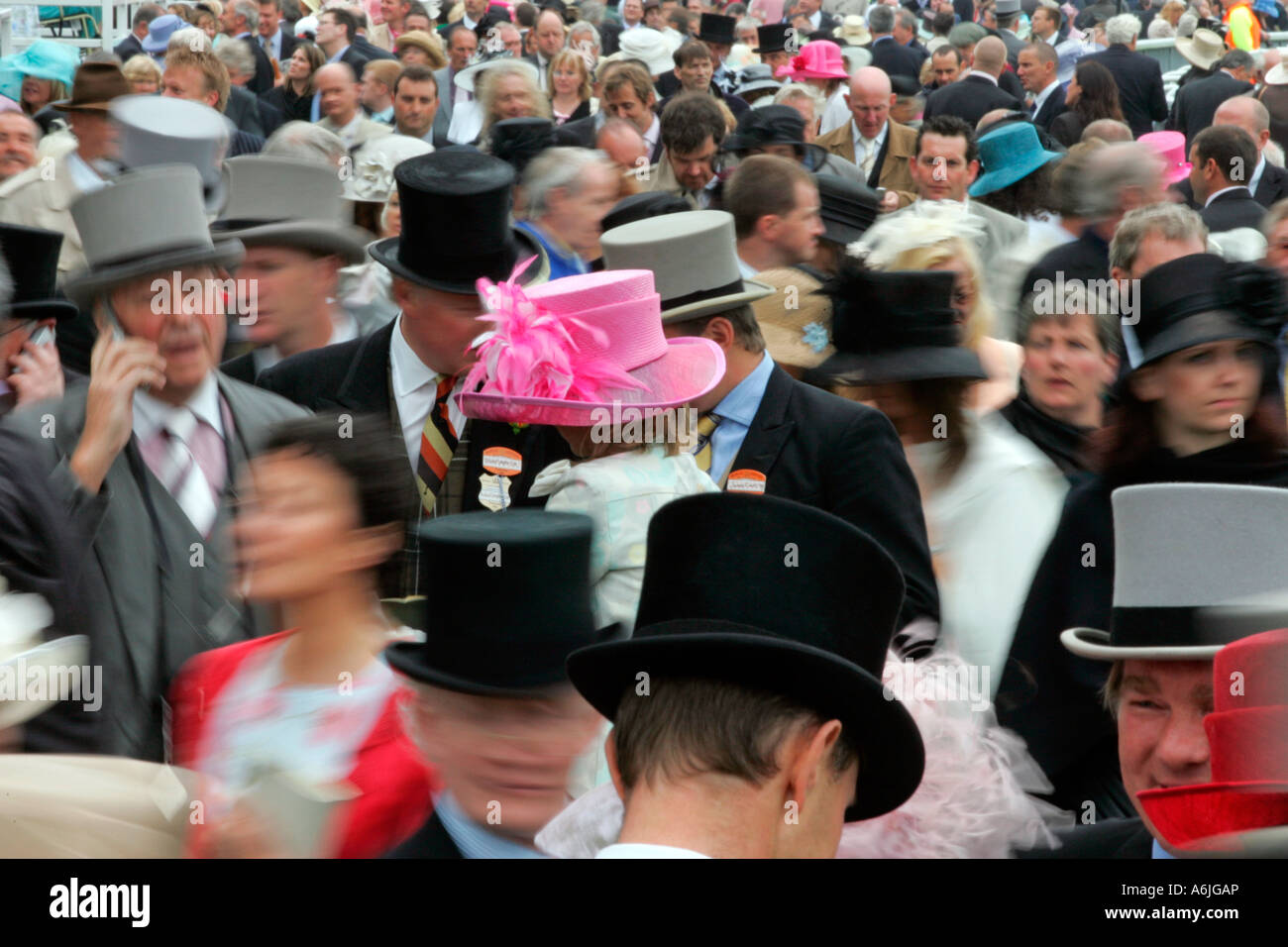 People at Royal Ascot horse race, York, Great Britain Stock Photo - Alamy