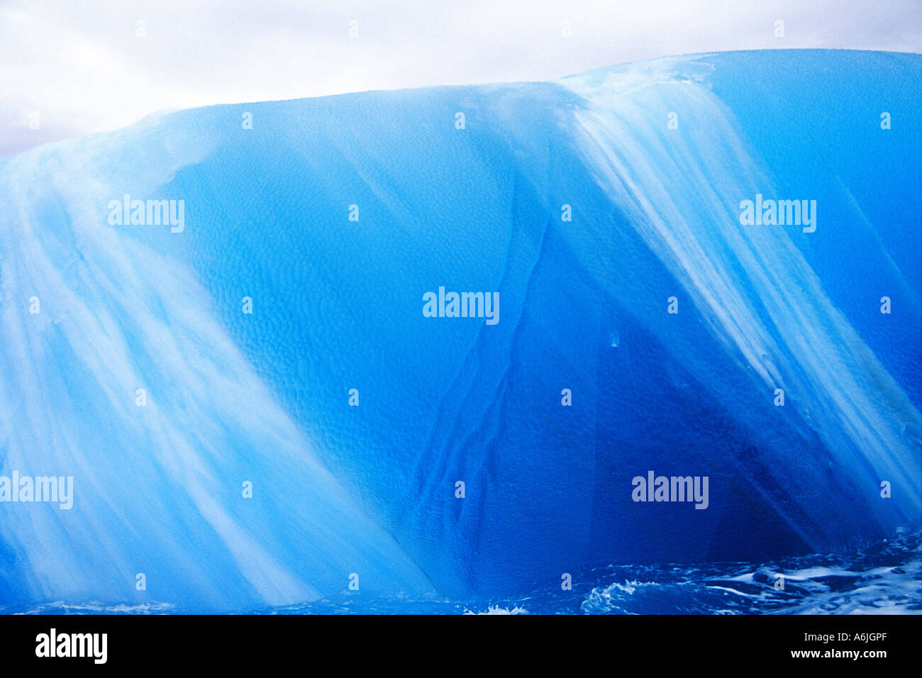 iceberg with blue ice, Antarctica Stock Photo - Alamy