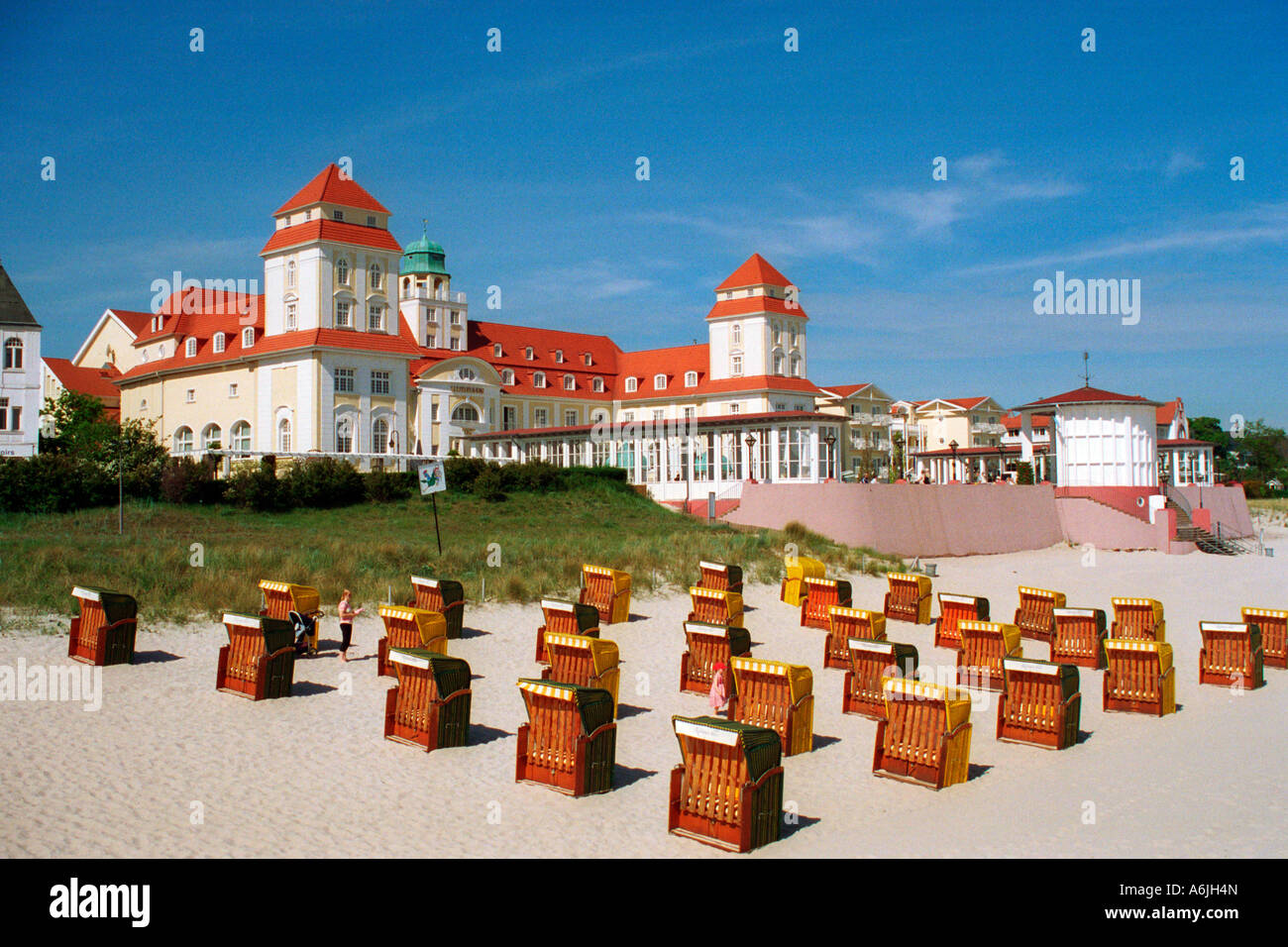 The health resort in Binz, Germany Stock Photo - Alamy