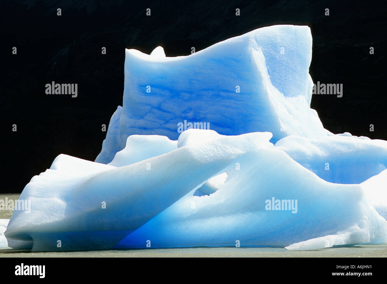 blue ice at Lake Grey, Chile, Patagonia Stock Photo - Alamy