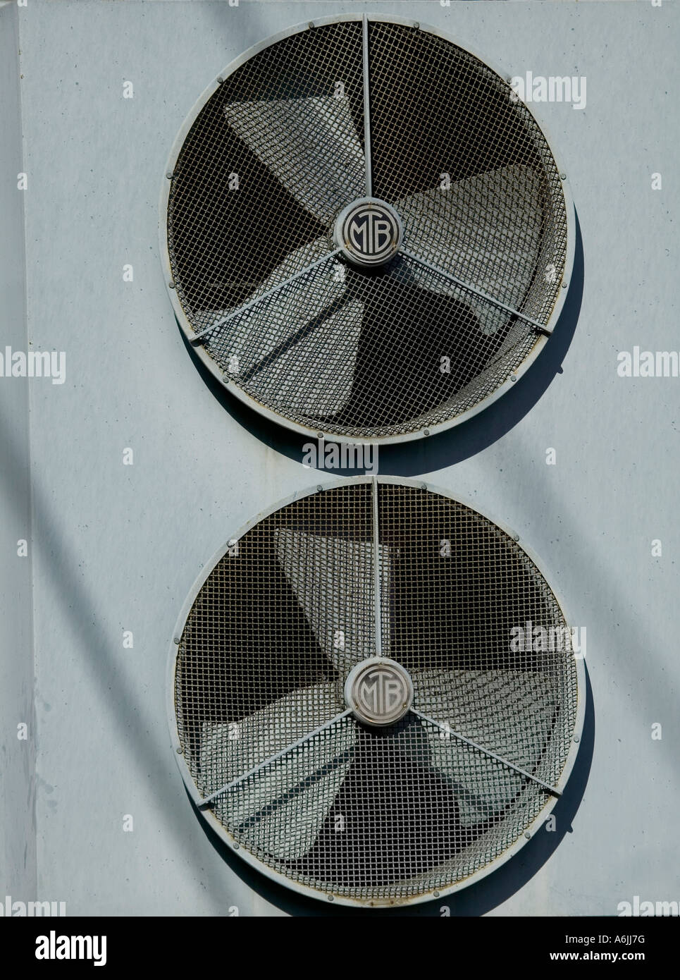 Large exhaust ventilation fans Stock Photo - Alamy