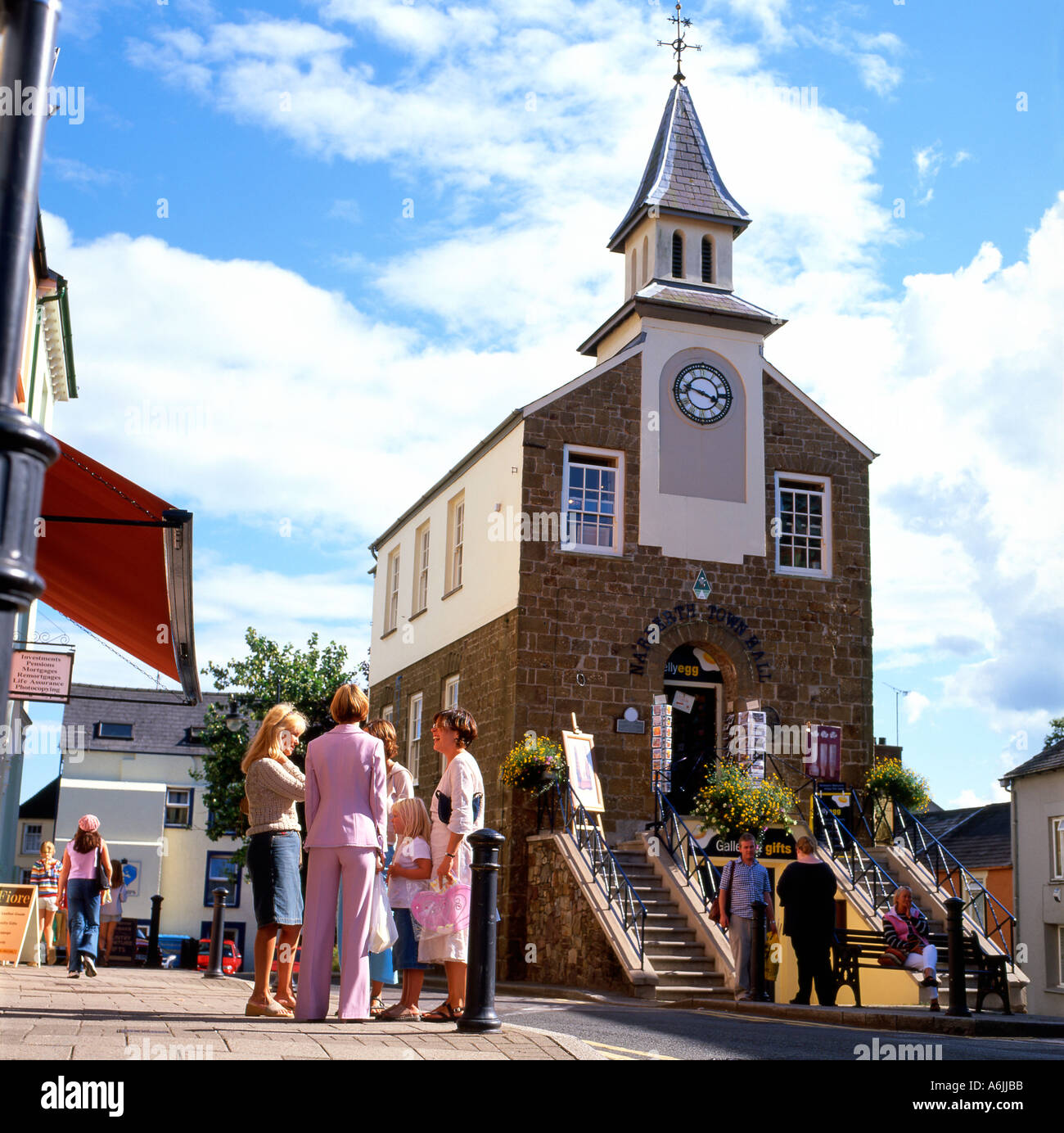 Narberth village pembrokeshire west wales hi-res stock photography and ...