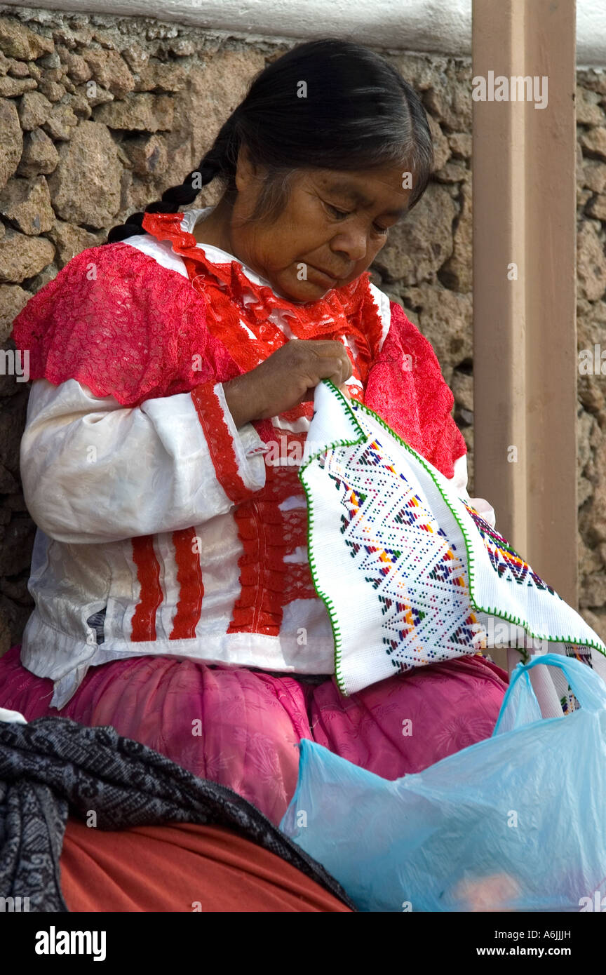 Mexican woman sewing mexico hi-res stock photography and images - Alamy