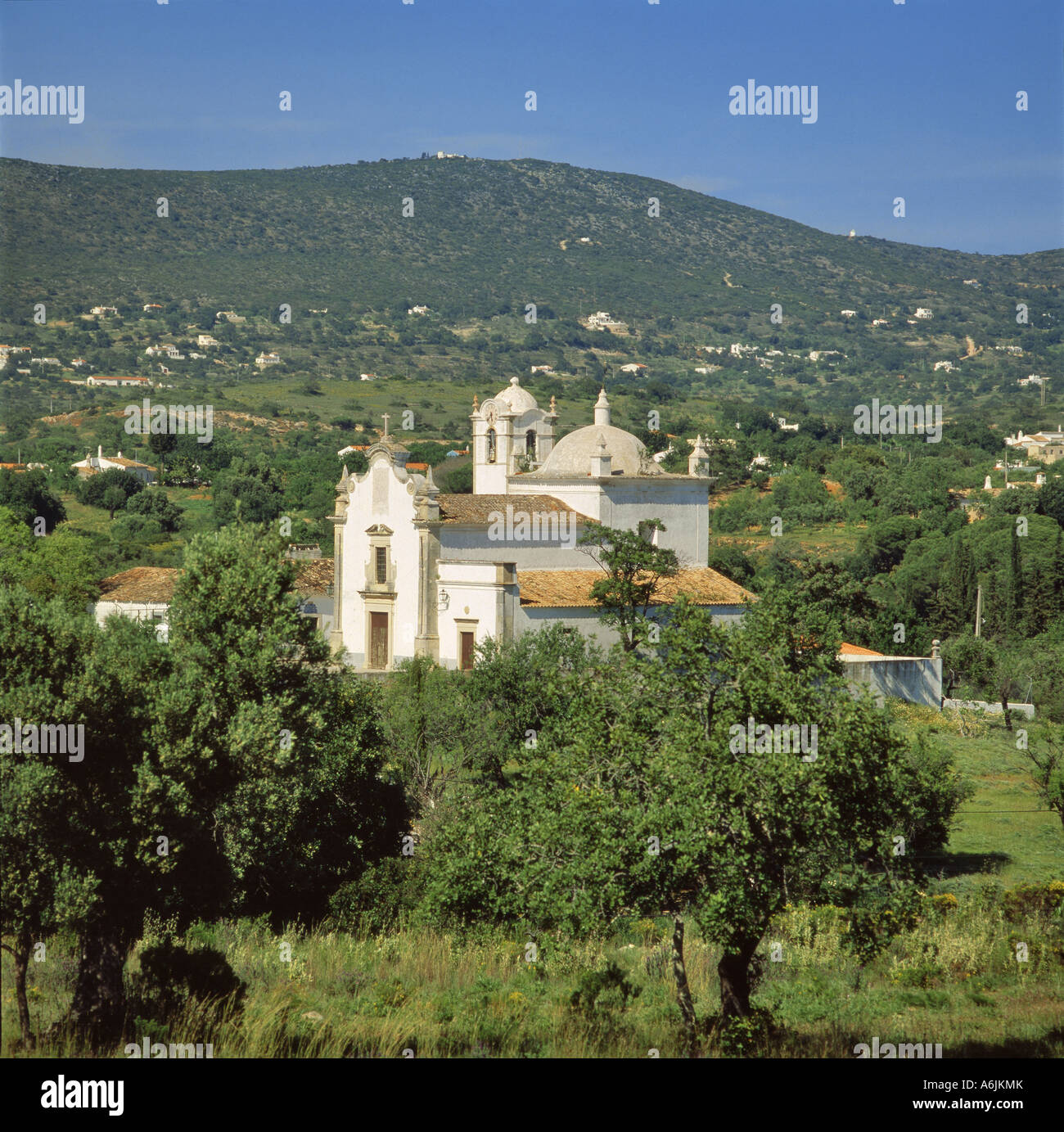 Portugal, the Algarve, Almancil; Sao Lourenco church Stock Photo - Alamy