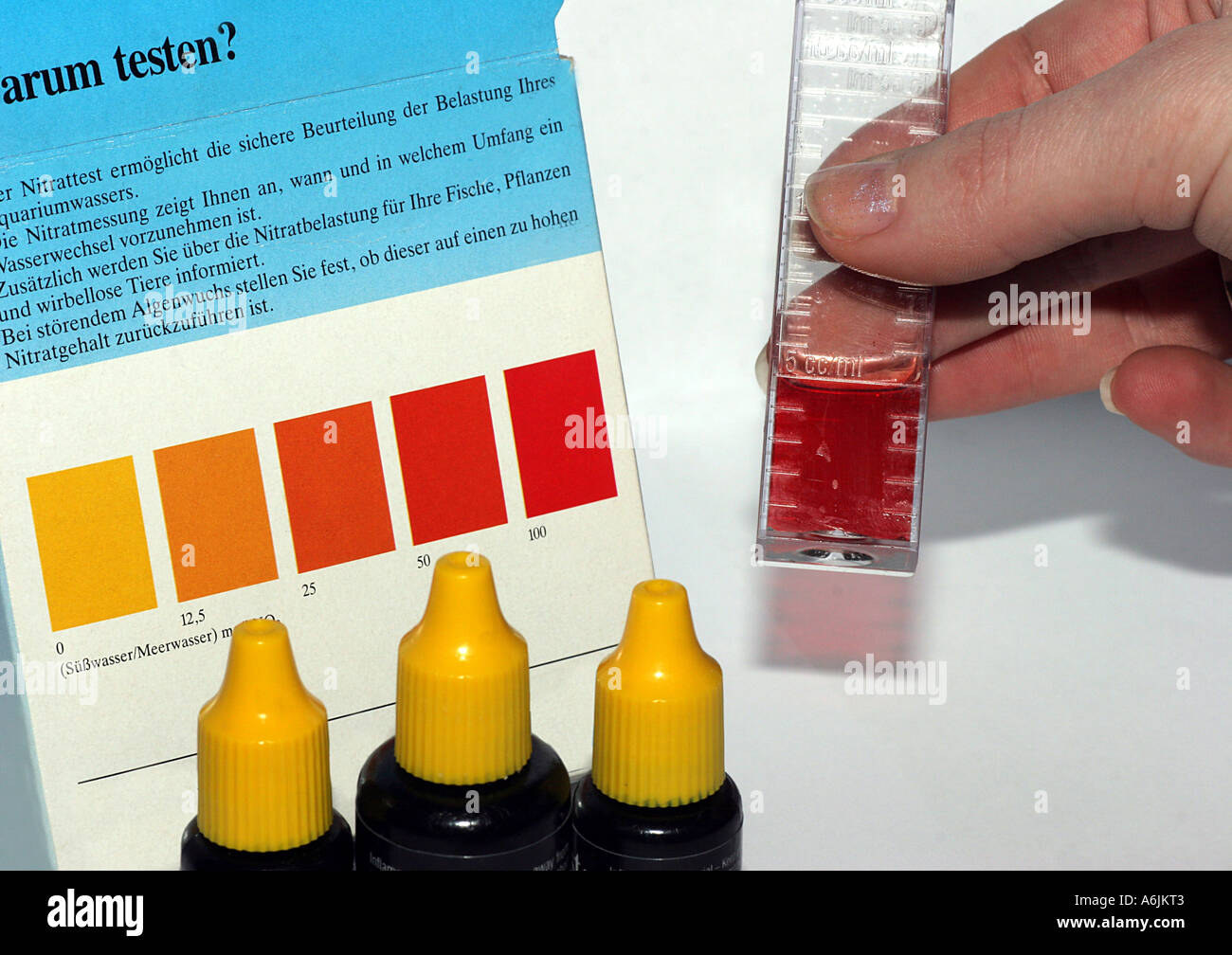 measuring of the nitrate value Stock Photo - Alamy