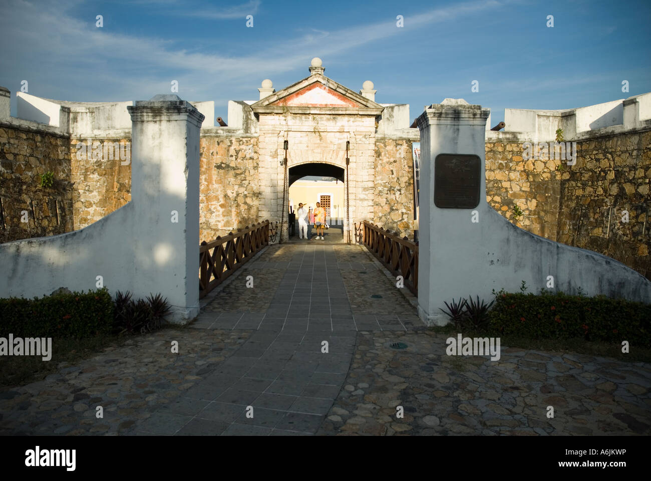 drawbridge in fort san diego - acapulco - mexico Stock Photo - Alamy