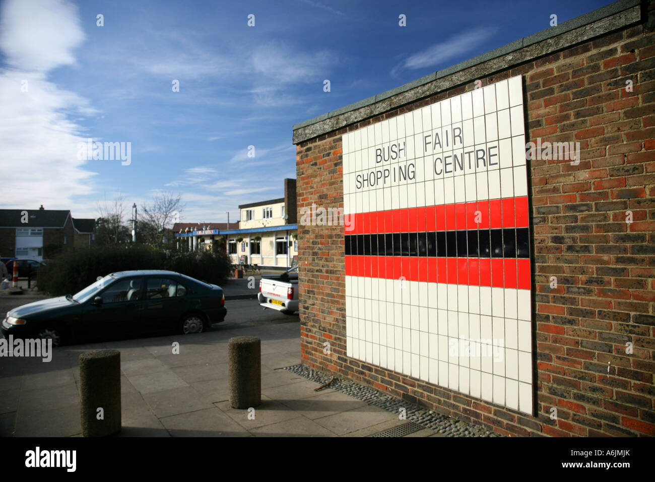 Bush Fair Shopping Center on a Saturday afternoon Stock Photo - Alamy