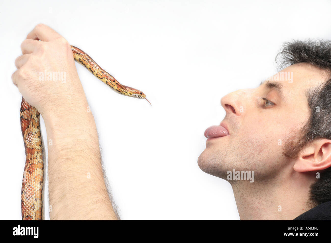 Man With Snakes On Head