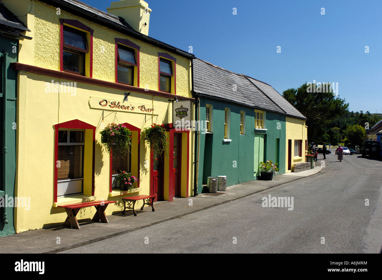 Colourful Buildings Eyeries village West Cork Ireland Stock Photo - Alamy