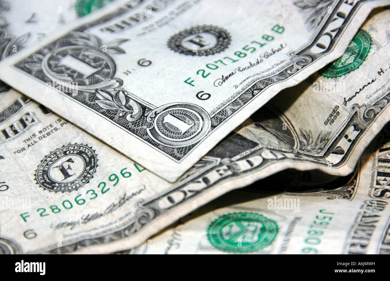 American one dollar bill Stock Photo - Alamy