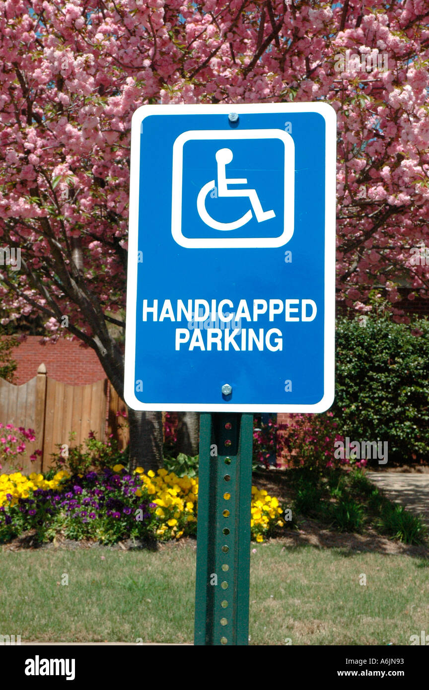 Handicapped and van accessable area for parking with permits access for ...