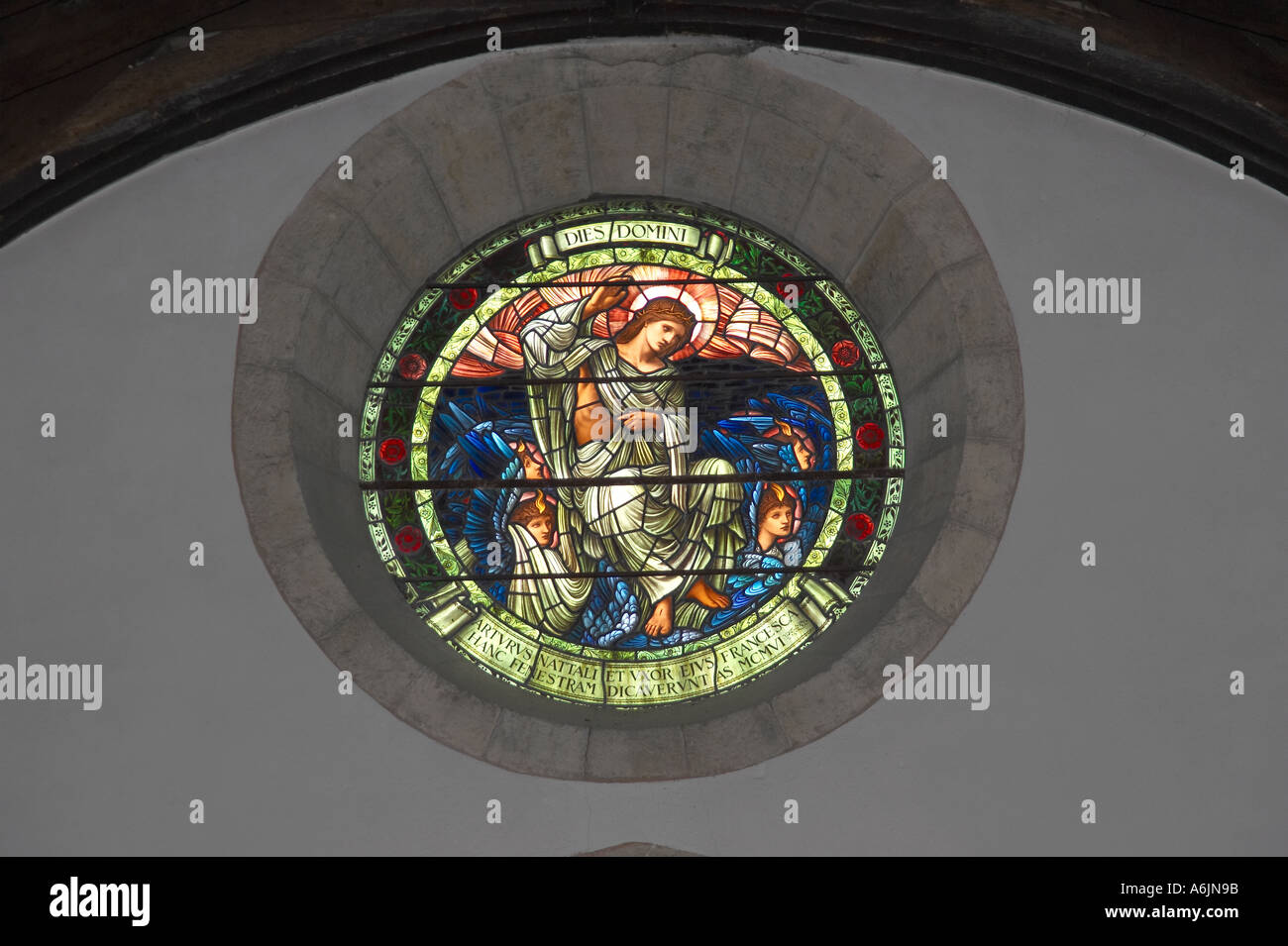 Stained glass roundel hi-res stock photography and images - Alamy