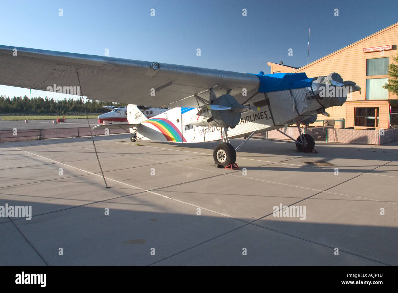 Ford tri motor airplane at grand canyon airport arizona USA 2005 Stock ...