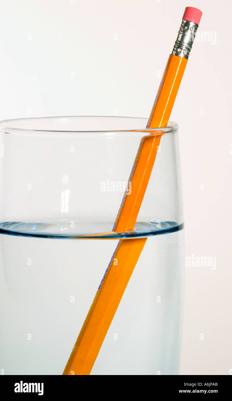 Refraction reflection water experiment hi-res stock photography and ...