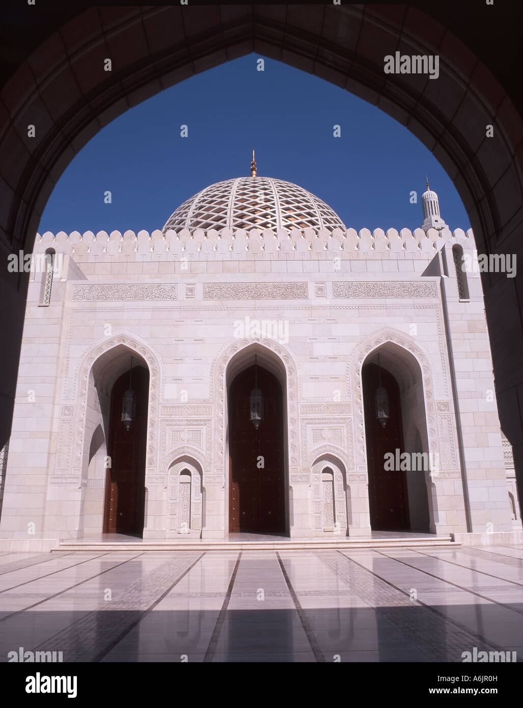 Sultan Qaboos Grand Mosque, Muscat, Masqat Governorate, Sultanate Of ...