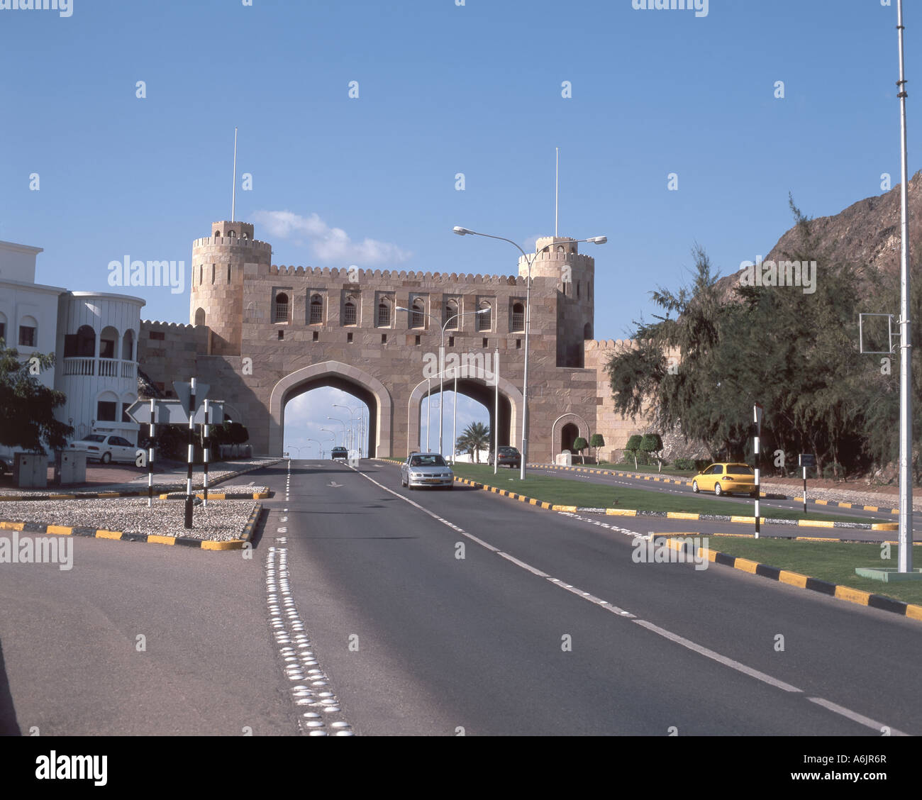 Muscat City Gate, Muscat, Masqat Governorate, Sultanate of Oman Stock ...
