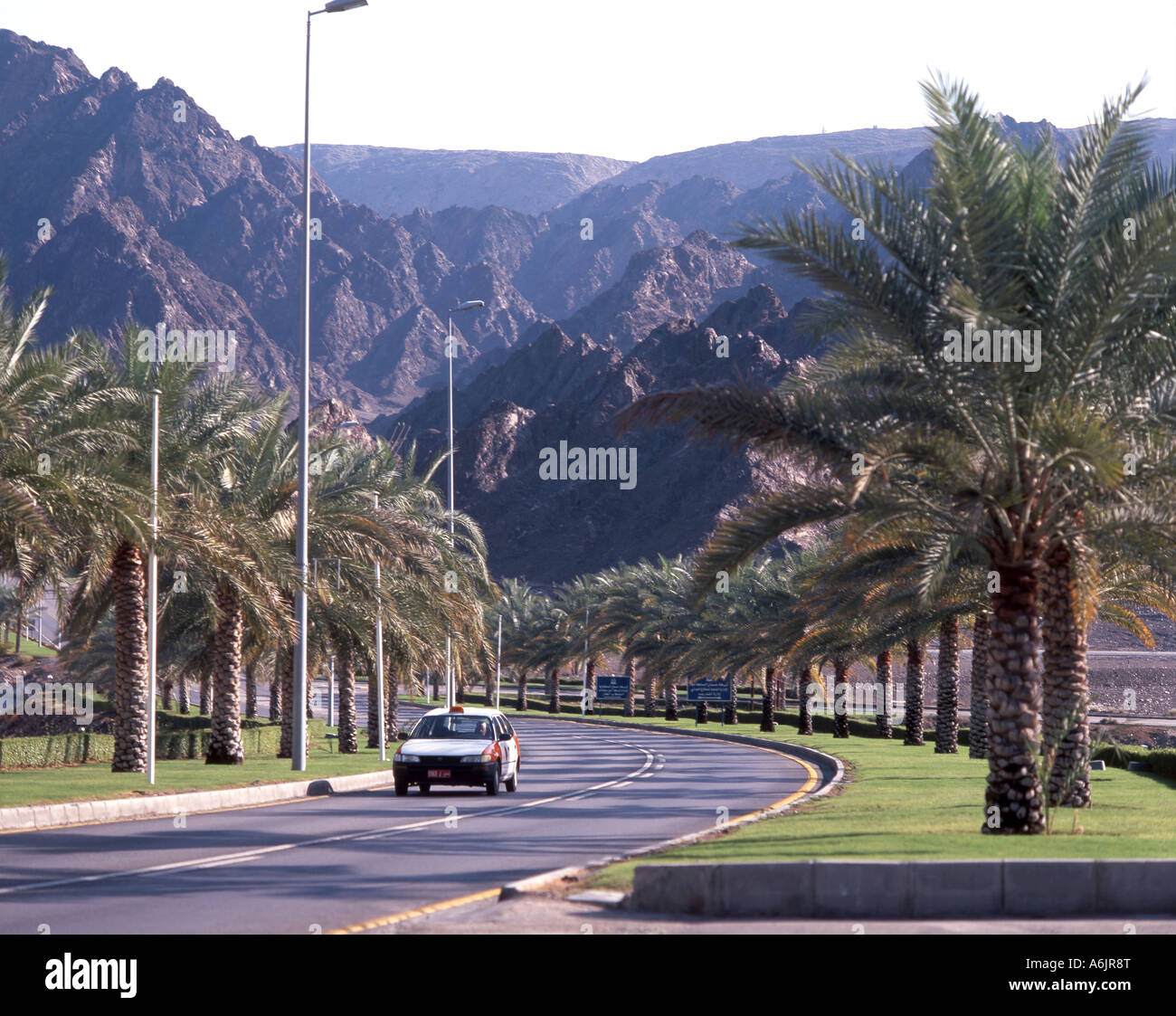 Riyam Highway and mountains, Muscat, Masqat Governorate, Sultanate of ...