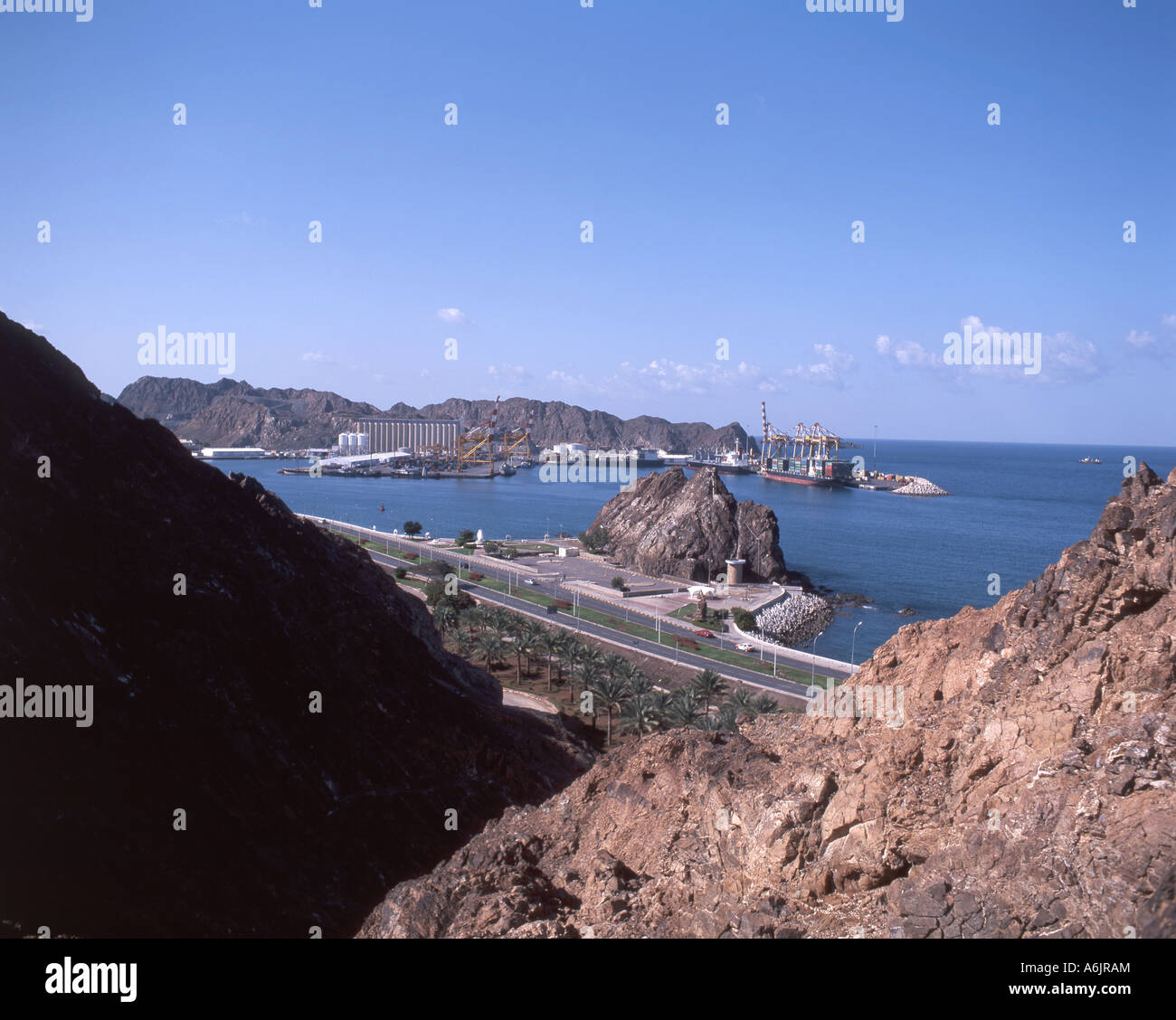 Muttrah Port, Muscat, Masqat Governorate, Sultanate of Oman Stock Photo ...