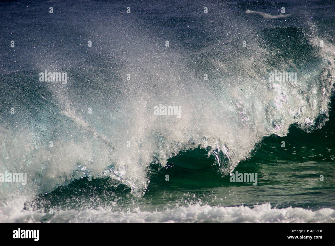 powerful breaking ocean wave Stock Photo - Alamy