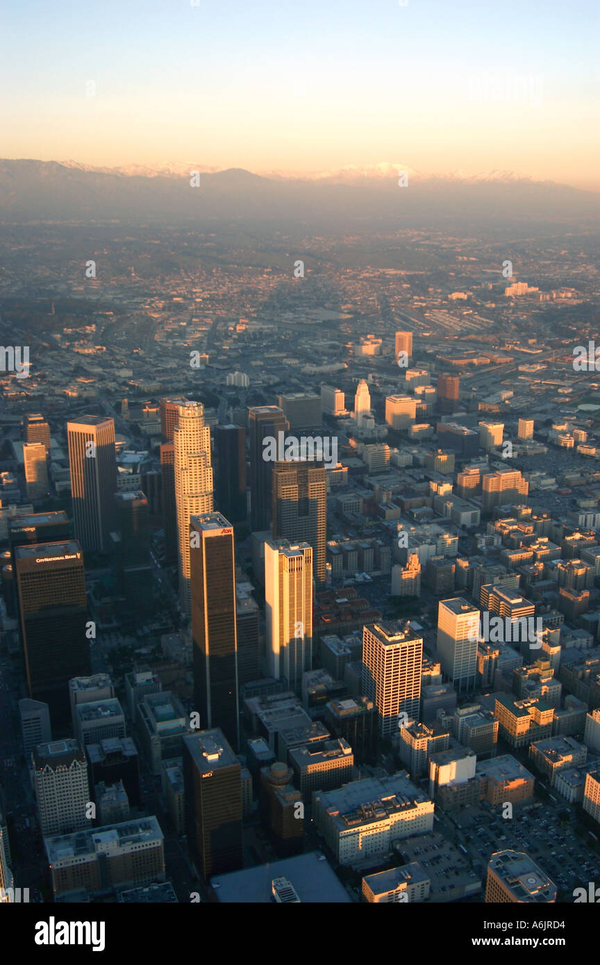 aerial of Los Angeles CA Stock Photo - Alamy