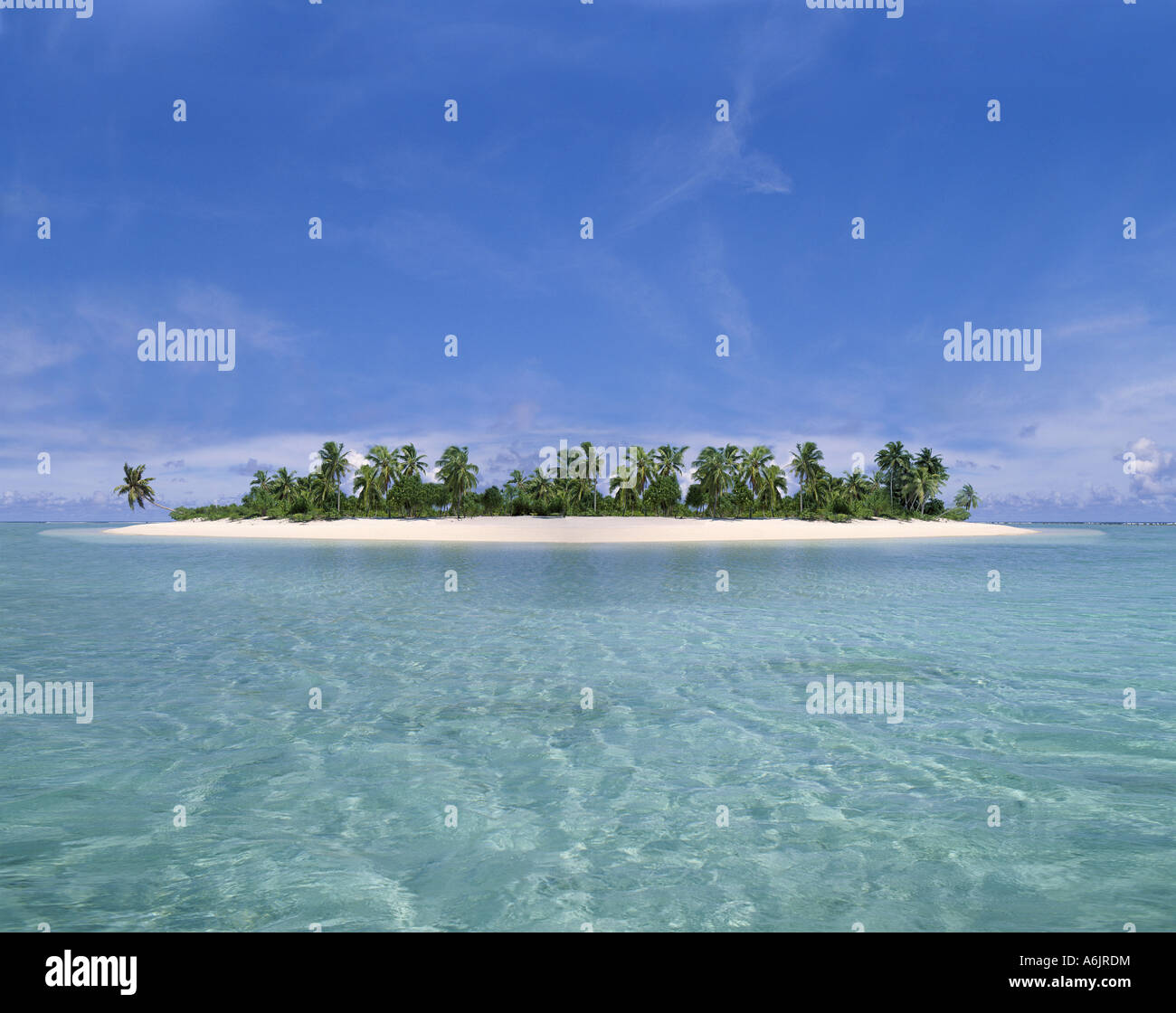 Tropical Island, Aitutaki Atoll, Cook Islands Stock Photo - Alamy