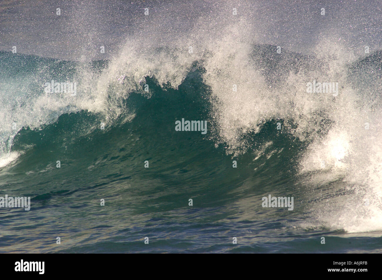 powerful breaking ocean wave Stock Photo - Alamy