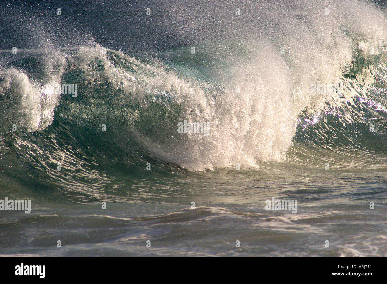 powerful ocean wave Stock Photo - Alamy