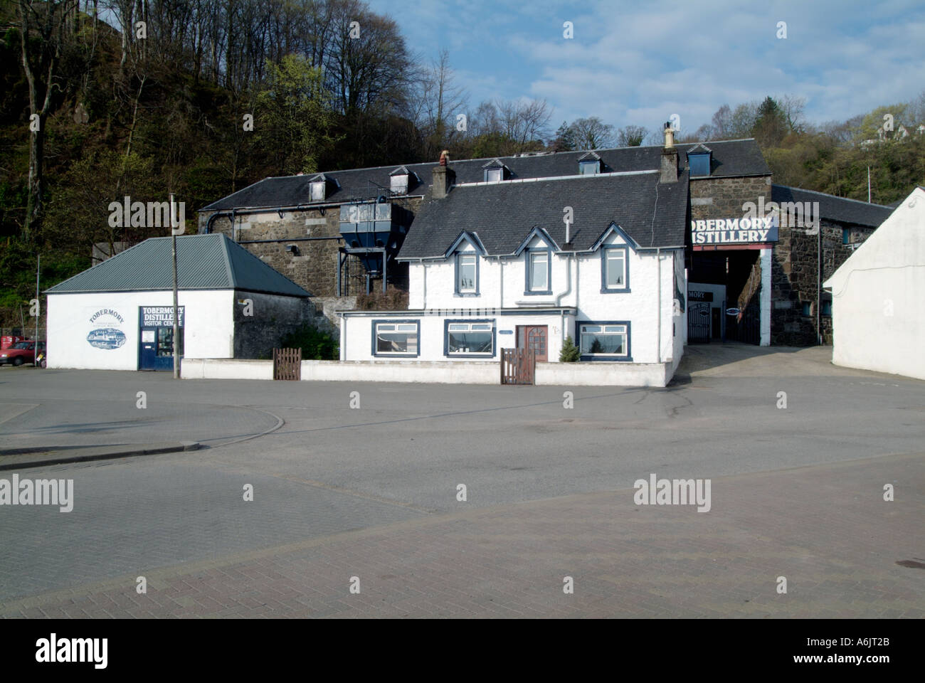 Tobermory Distillery Isle of Mull Argyll Stock Photo - Alamy