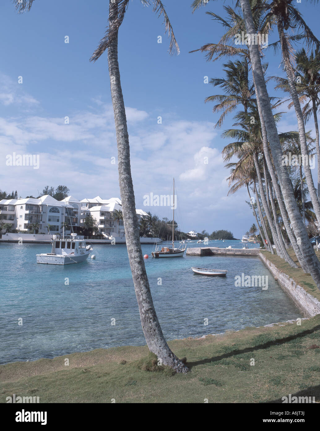 View of inlet, Flatt's Inlet, Hamilton Parish, Bermuda Stock Photo - Alamy