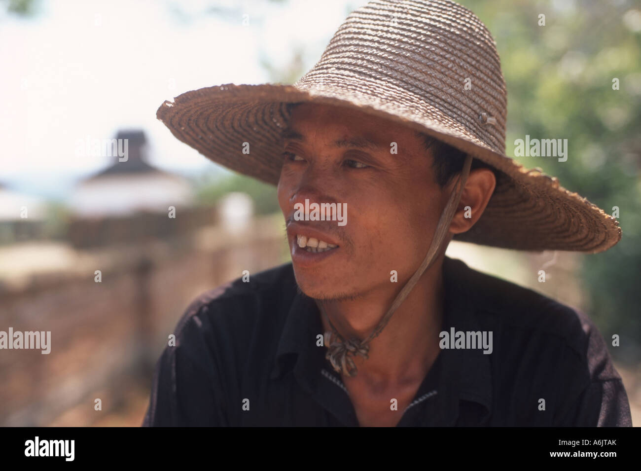 Local smiling peasant man, Yunnan Province, People's Republic of China ...