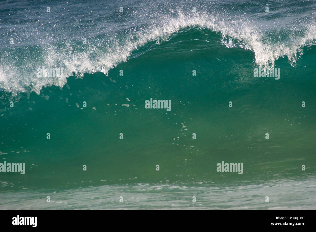 powerful breaking ocean wave Stock Photo - Alamy