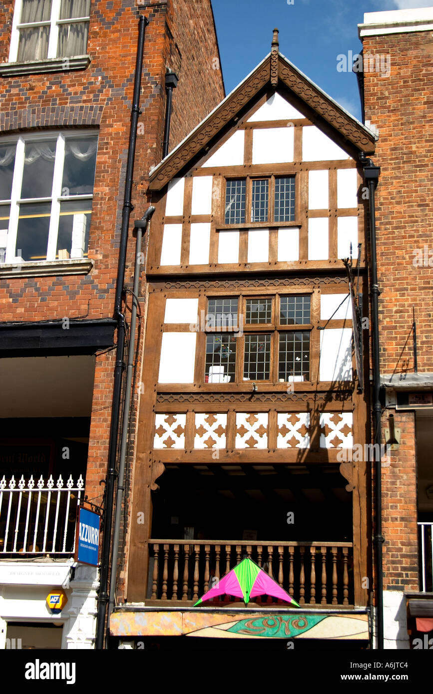 Tudor Style Building Chester Rows Chester England Europe Stock Photo ...