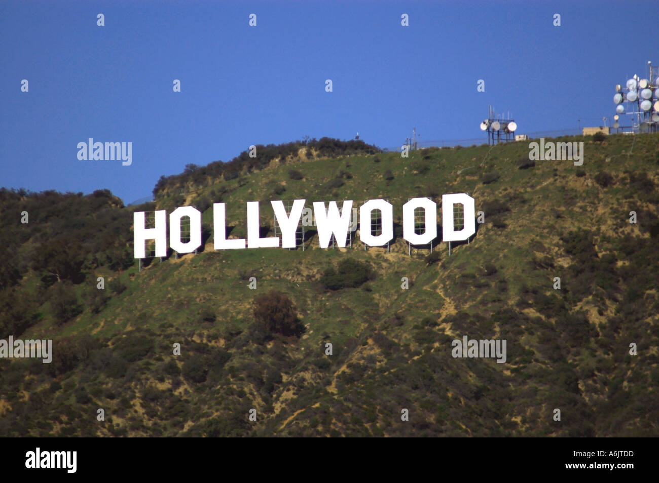 Hollywood sign California Stock Photo - Alamy