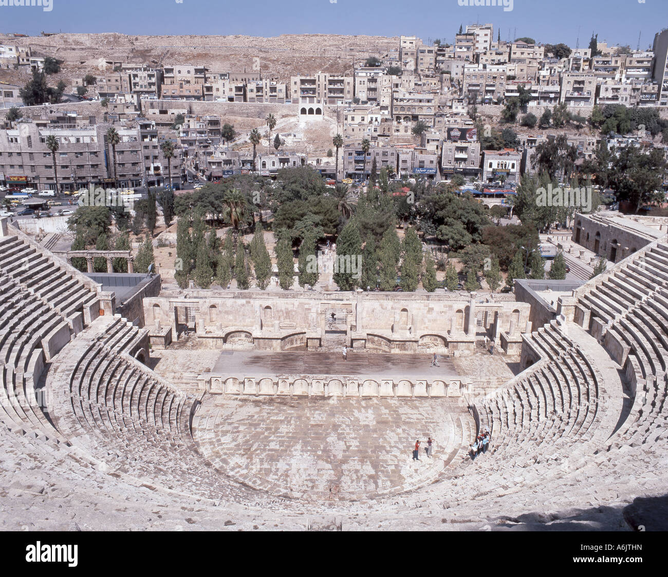 The Roman Amphitheatre, Amman, Amman Governorate, Kingdom of Jordan ...