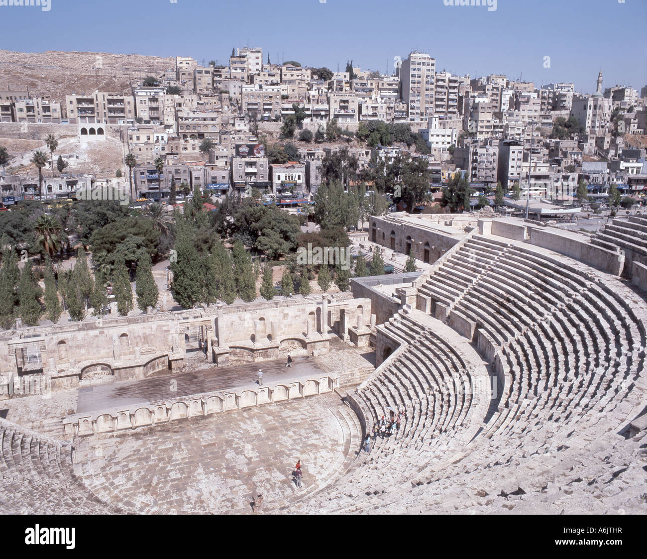 The Roman Amphitheatre, Amman, Amman Governorate, Kingdom of Jordan ...