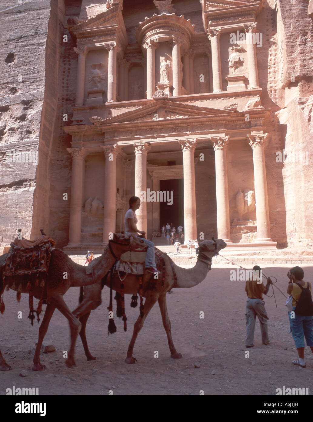 The Treasury (Al Khazneh), Ancient city of Petra, Maan, Kingdom of ...
