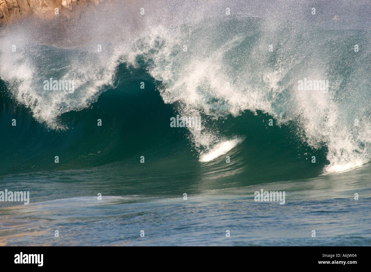 powerful ocean wave Stock Photo - Alamy