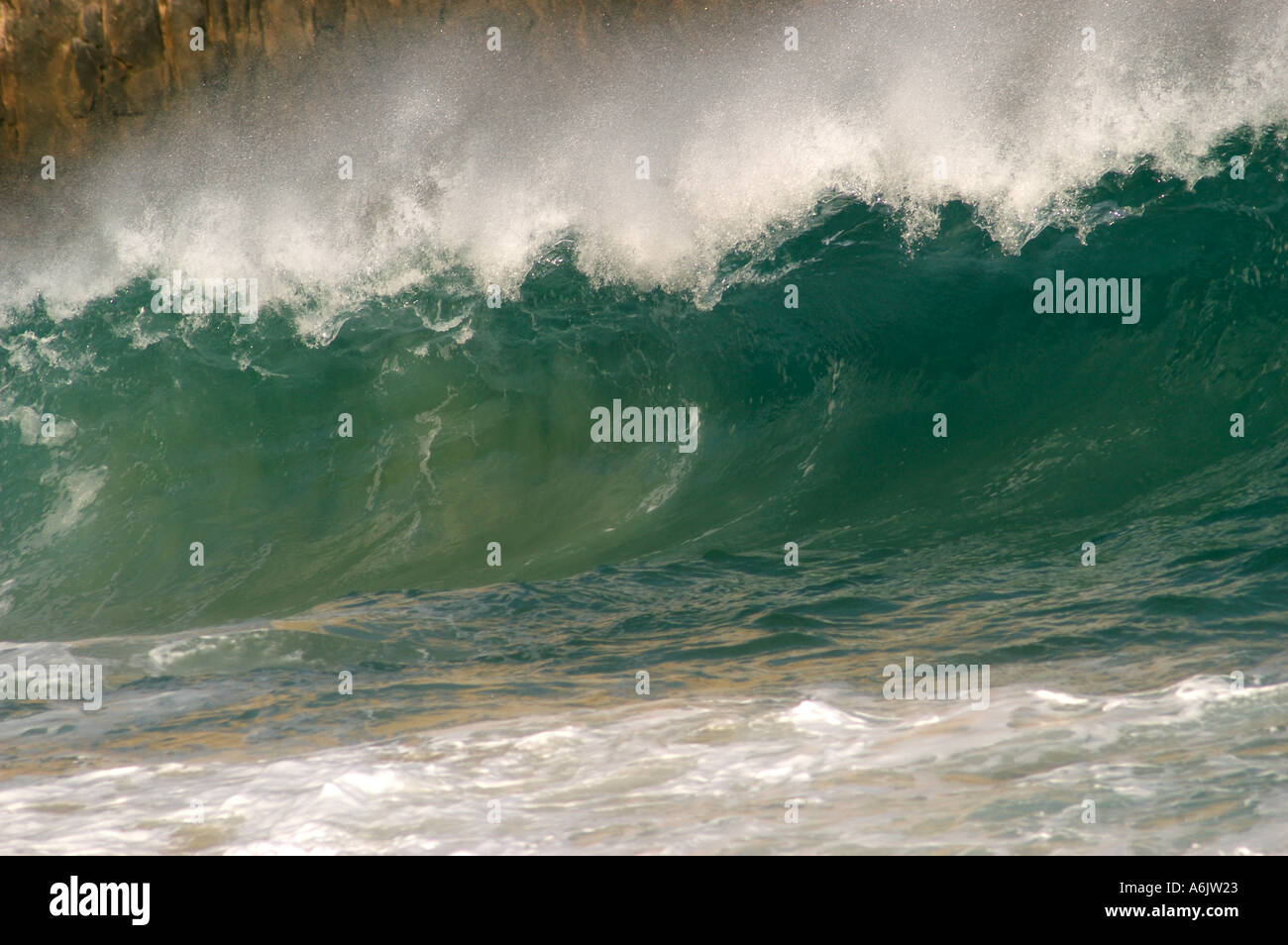 powerful ocean wave Stock Photo - Alamy