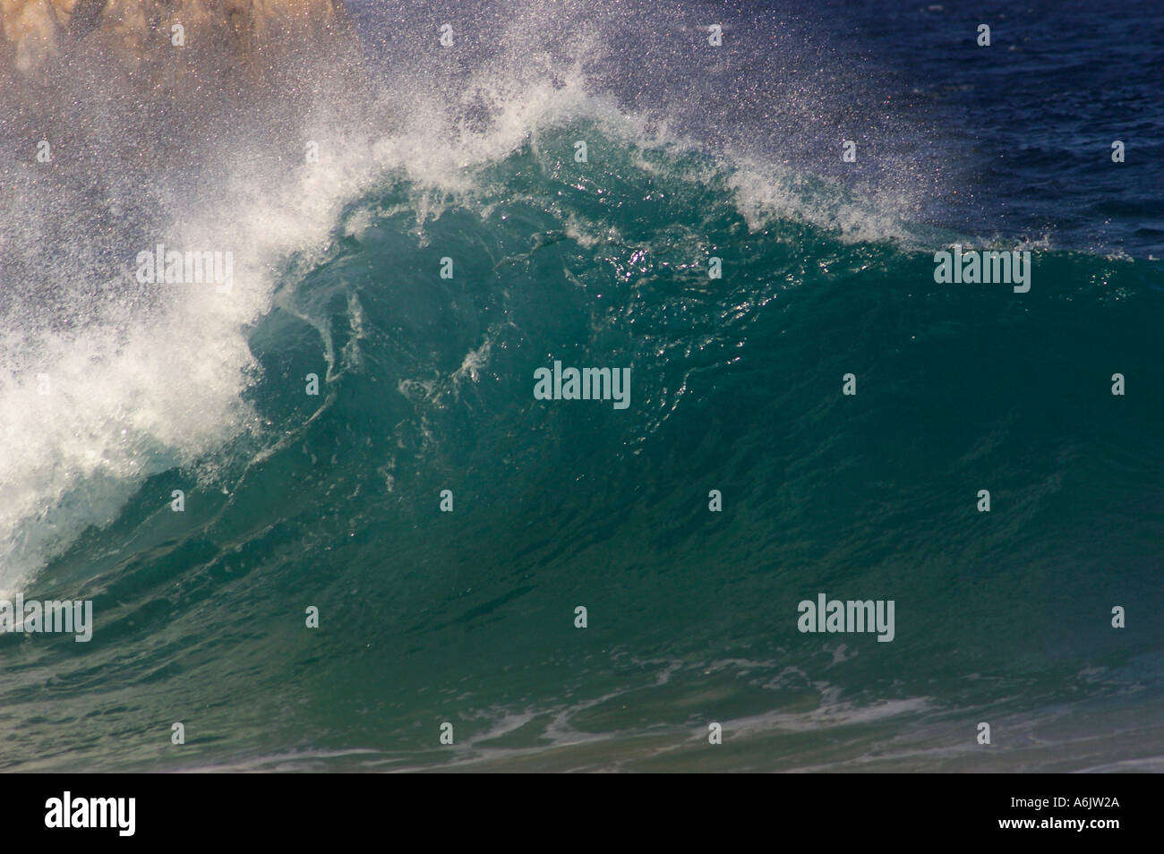 powerful ocean wave Stock Photo - Alamy