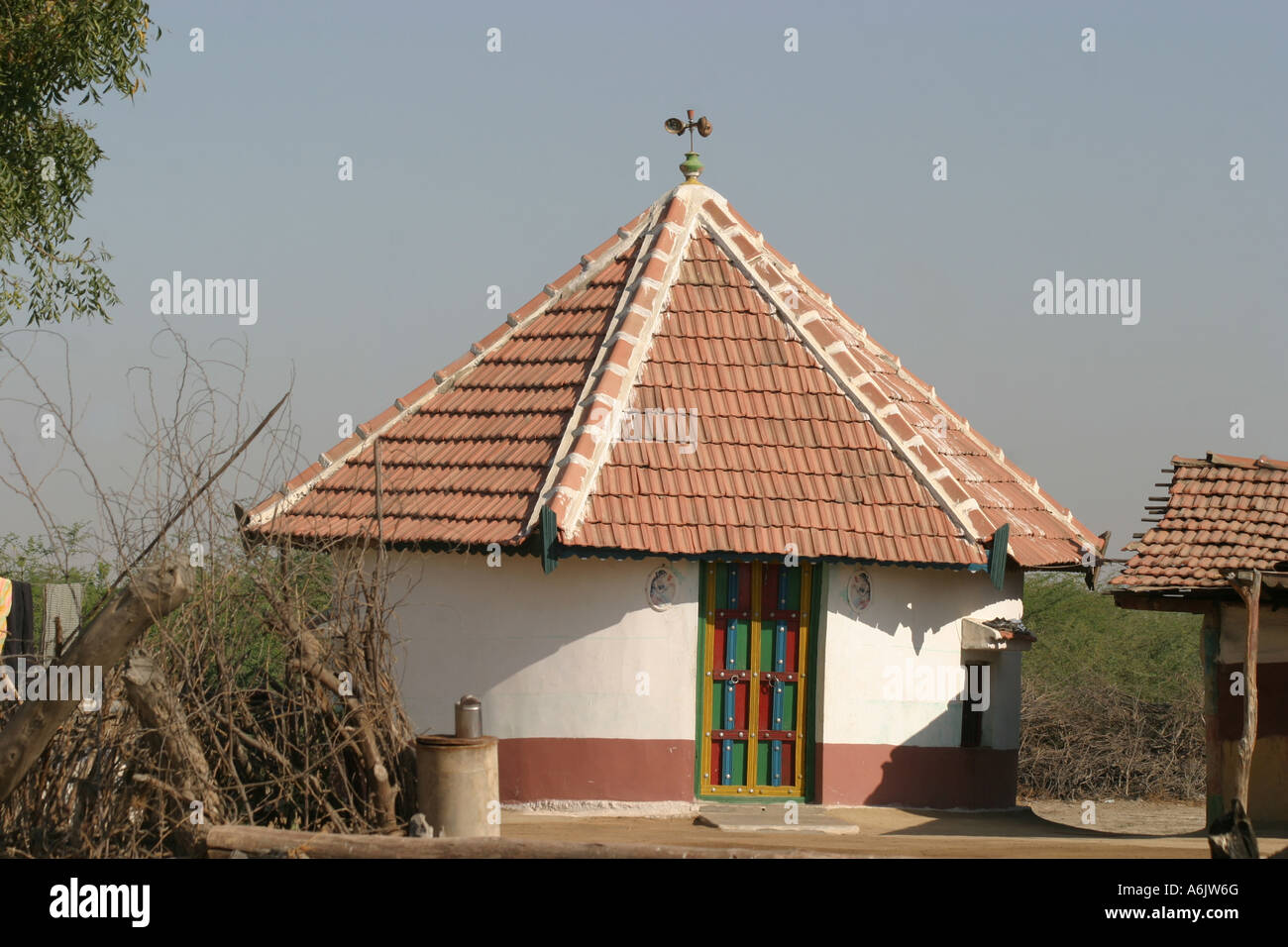 Circular bhunga hi-res stock photography and images - Alamy