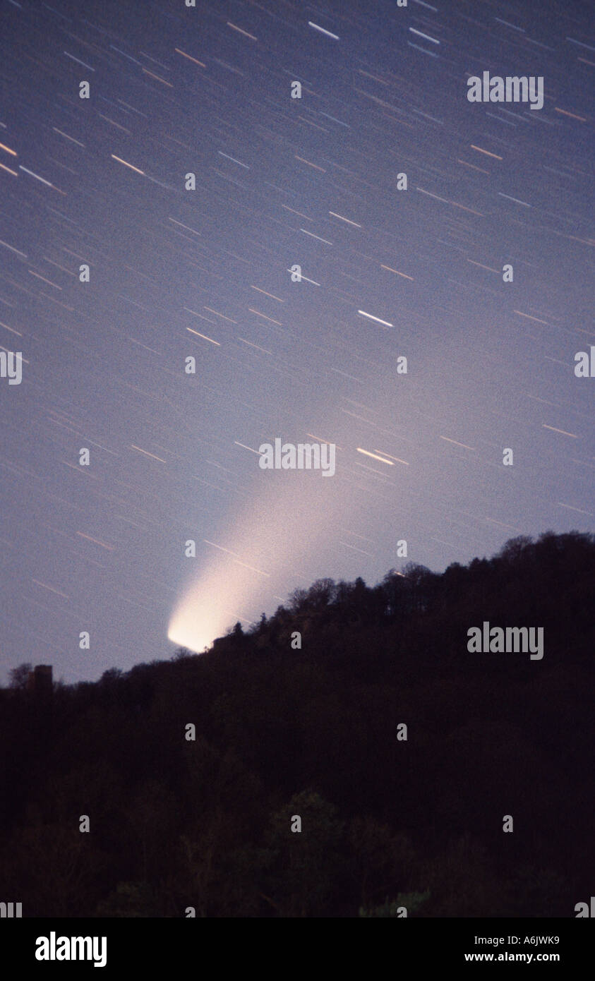 comet Hale Bopp, Germany, Baden-Baden Stock Photo - Alamy