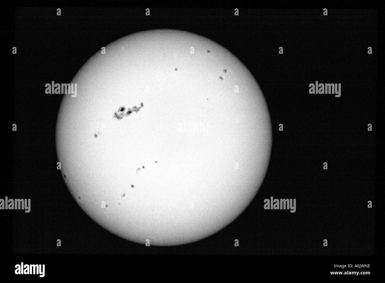 sun with sunspots, Germany, Baden-Wuerttemberg Stock Photo - Alamy