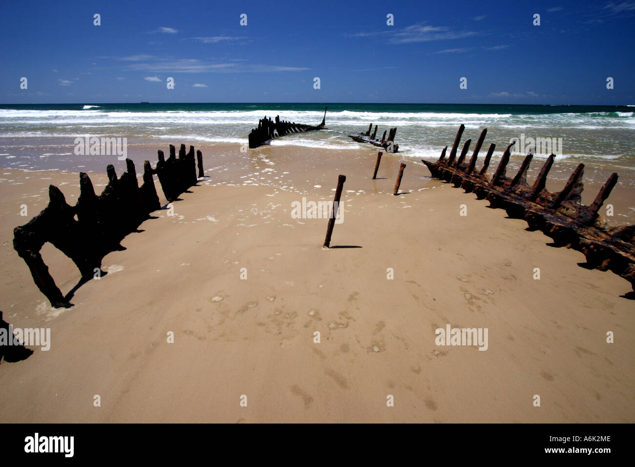 WRECK OF THE SS DICKY SUNSHINE COAST QUEENSLAND AUSTRALIA HORIZONTAL ...