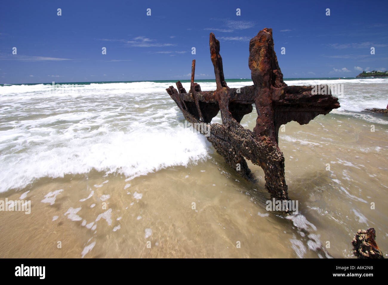 WRECK OF THE SS DICKY SUNSHINE COAST QUEENSLAND AUSTRALIA HORIZONTAL ...