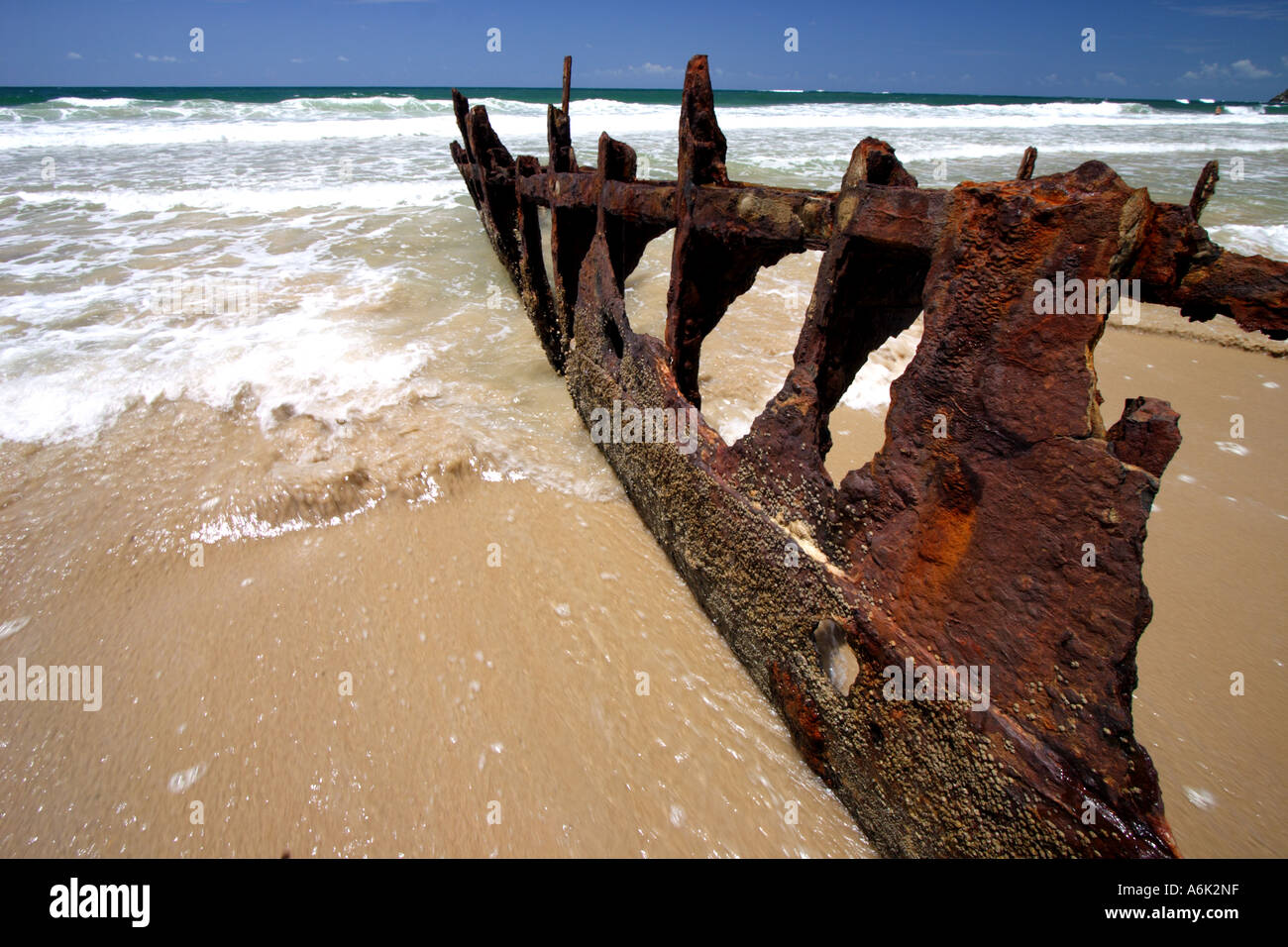WRECK OF THE SS DICKY SUNSHINE COAST QUEENSLAND AUSTRALIA HORIZONTAL ...