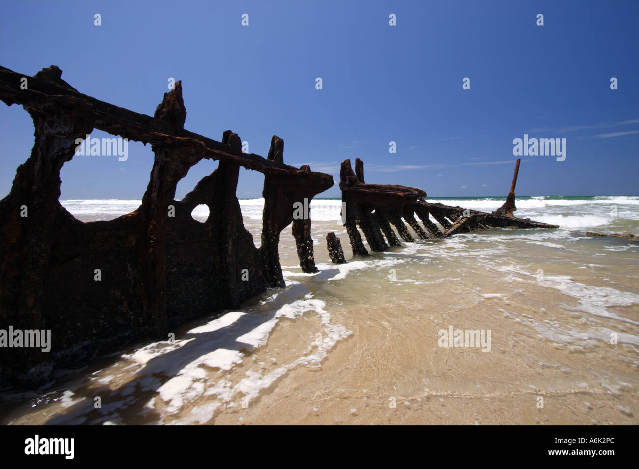 WRECK OF THE SS DICKY SUNSHINE COAST QUEENSLAND AUSTRALIA HORIZONTAL ...
