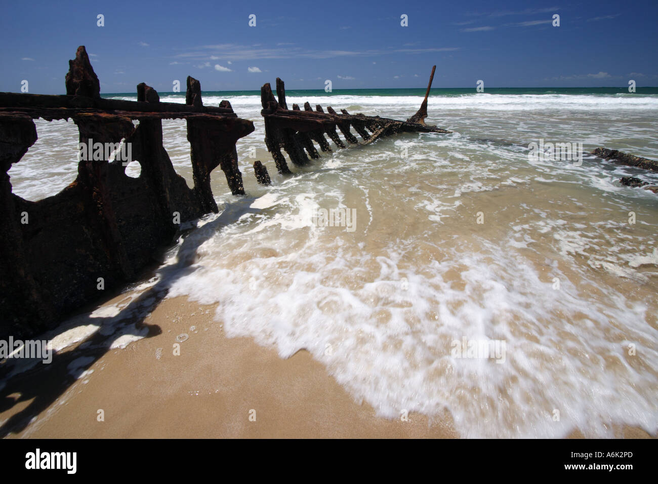 WRECK OF THE SS DICKY SUNSHINE COAST QUEENSLAND AUSTRALIA HORIZONTAL ...